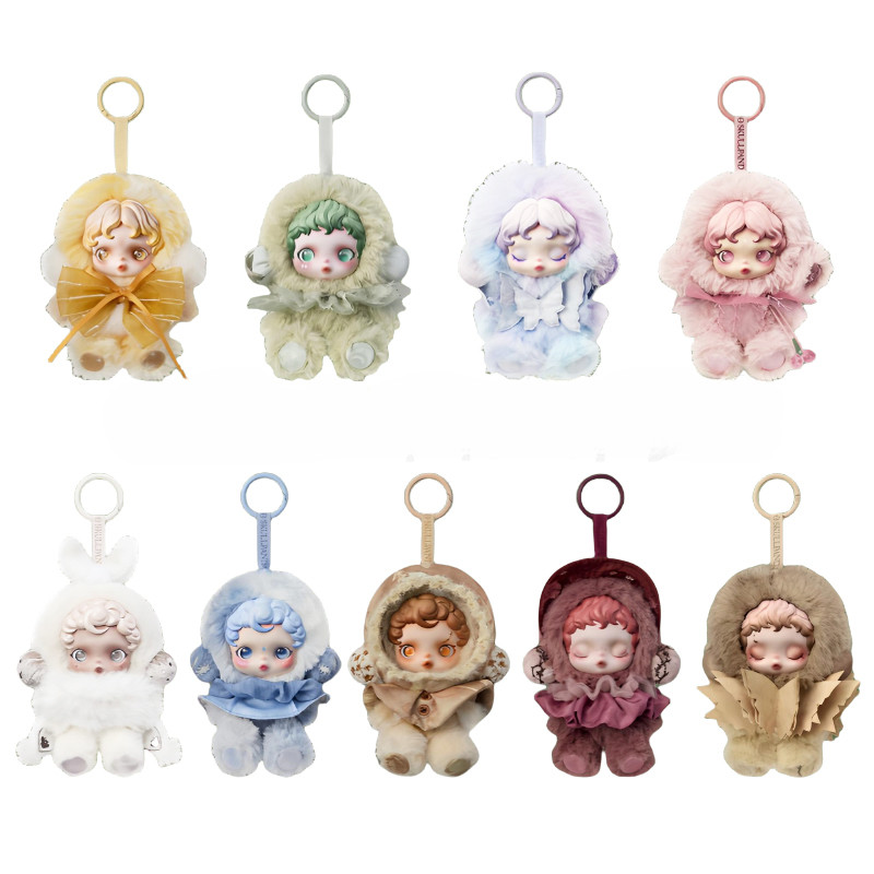 POPMART SKULLPANDA POPMART Series Vinyl Plush Pendant Mystery Box, 100% ...