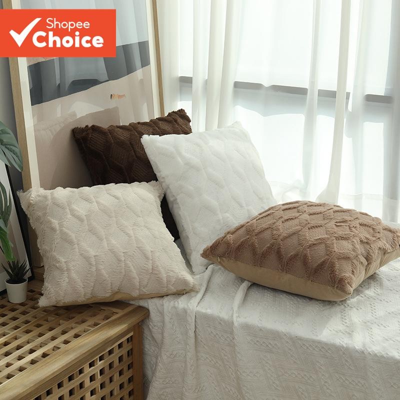 40/45/50cm diamond Velvet Throw Pillow Covers Solid Color Cushion Case Decorate Sofa Home Soft ...