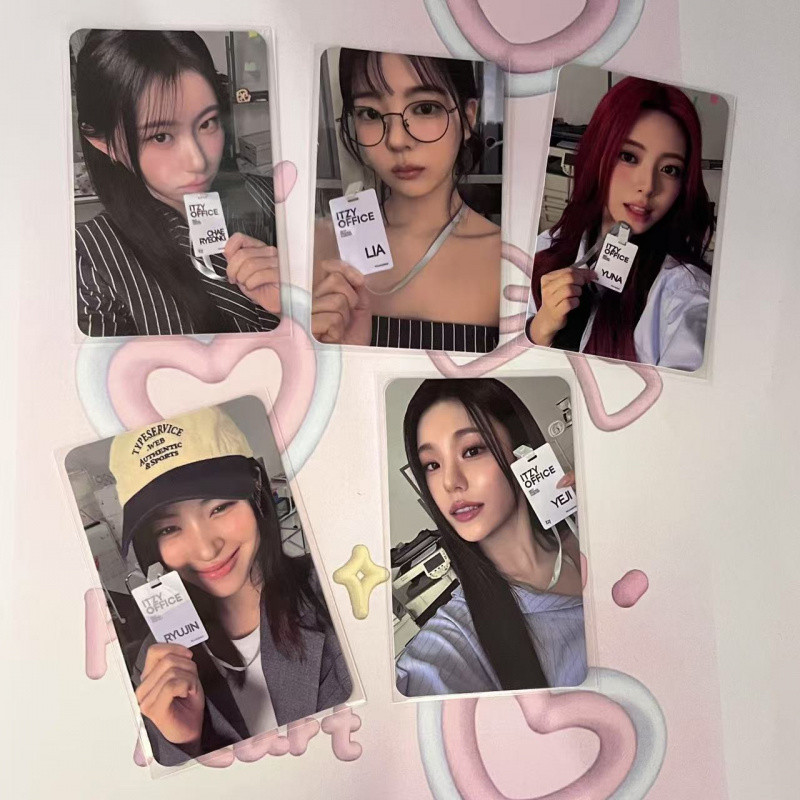 Genuine ITZY Photocard 2025 Desk Calendar JYP Bonus Card Yeji Lia ...