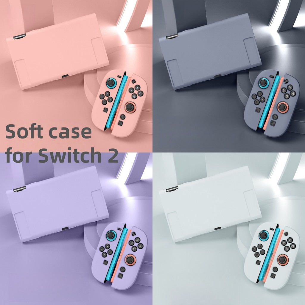 Soft TPU Dockable Case Compatible with Nintendo Switch 2 2025 Detachable Protective Cover for ...