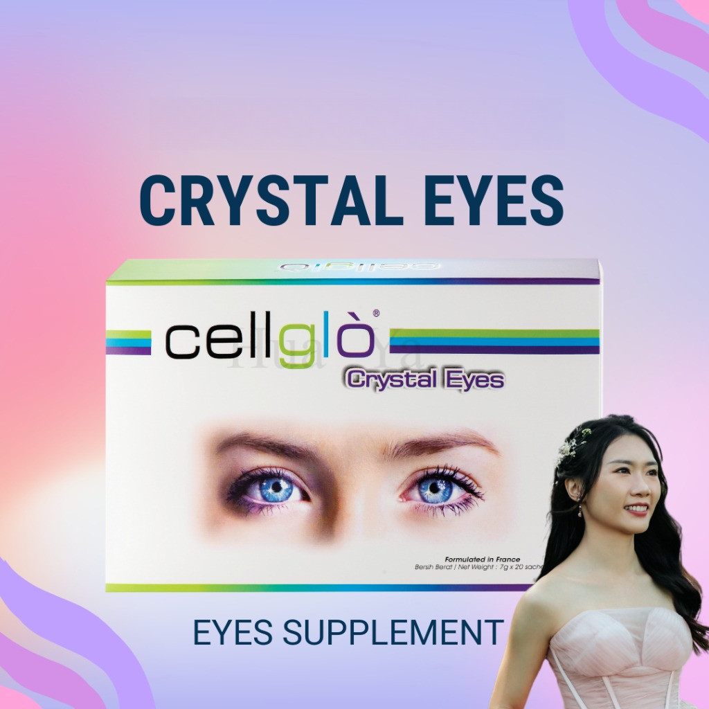 【Buy 3 Free 1】二维码 WITH BOX & QR CODE Cellglo Crystal Eyes 水晶眼睛 20 ...
