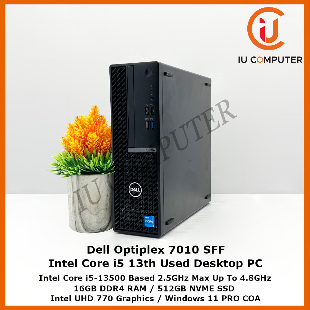 DELL OPTIPLEX 7010 SFF INTEL CORE I5-13500 16GB DDR4 RAM 512GB NVME SSD ...