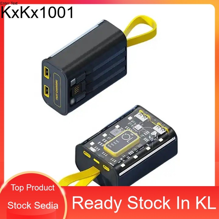 Power Bank Mini Powerbank 20000/30000mAH Dual USB Portable Digital ...