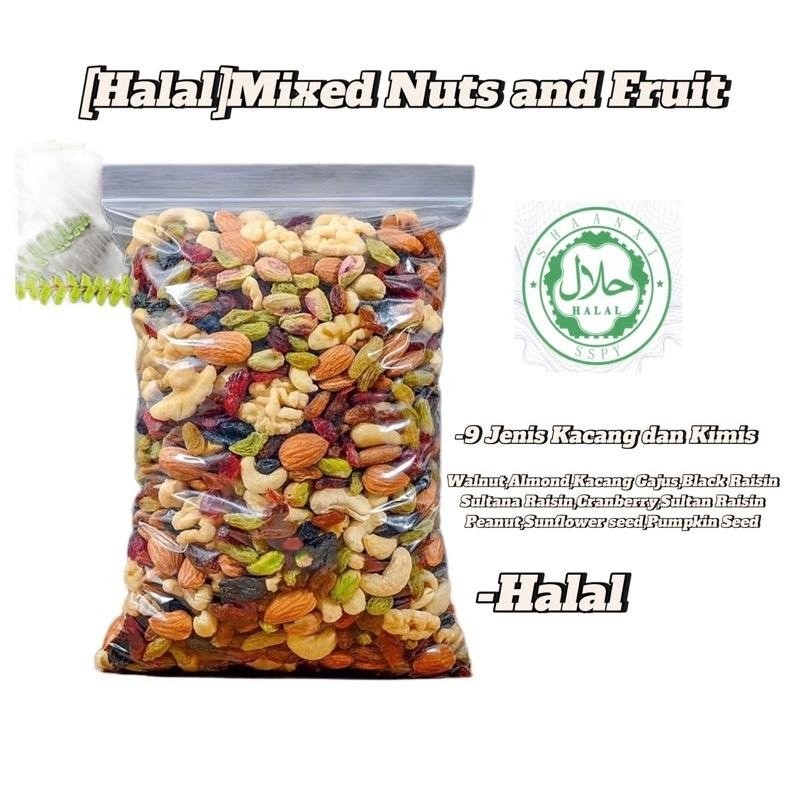 [HALAL] Roasted Mixed Nuts and Fruit Snack Ready To Eat(Ready Stock in ...