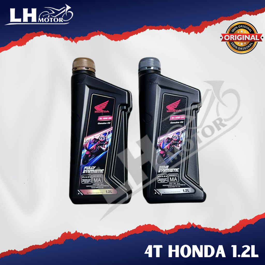 4T Honda Hgo Engine Oil Fully Semi 100% Original Honda 10W-30 1.2l ...
