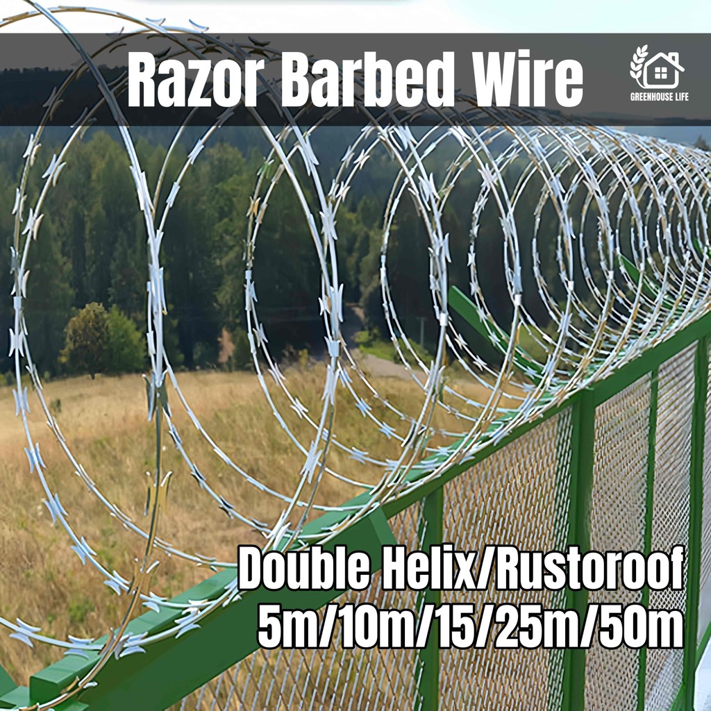 Dawai Kawat Duri Razor Barbed Wire Dawai Duri Pagar Dawai Duri Kawat ...