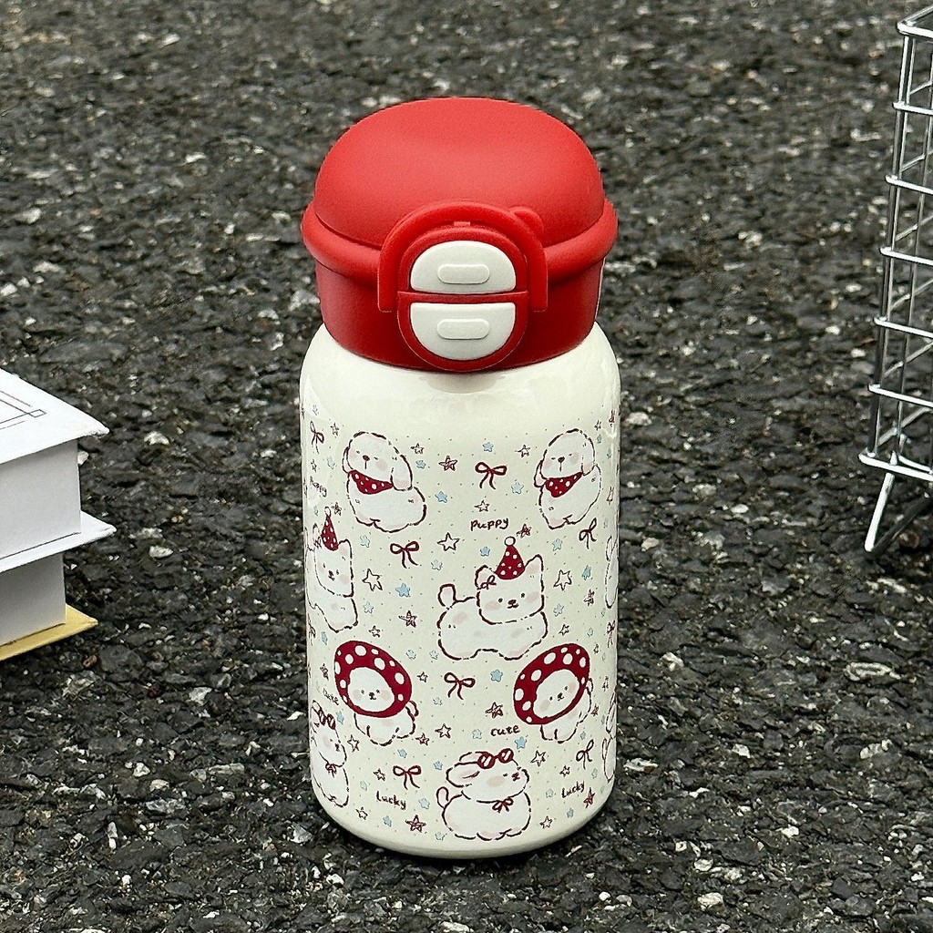 Girls 2025 New Style Water Cup Student Cute High-value Double Drinking ...