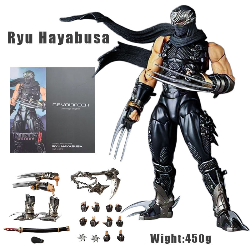 Ninja Gaiden Movable Joint Toy Ryu Hayabusa Action Figure Decorations ...