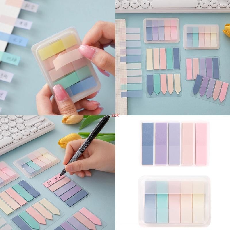 seng 1000Pcs Colorful Index Labels Reading Bookmarks Writable File ...