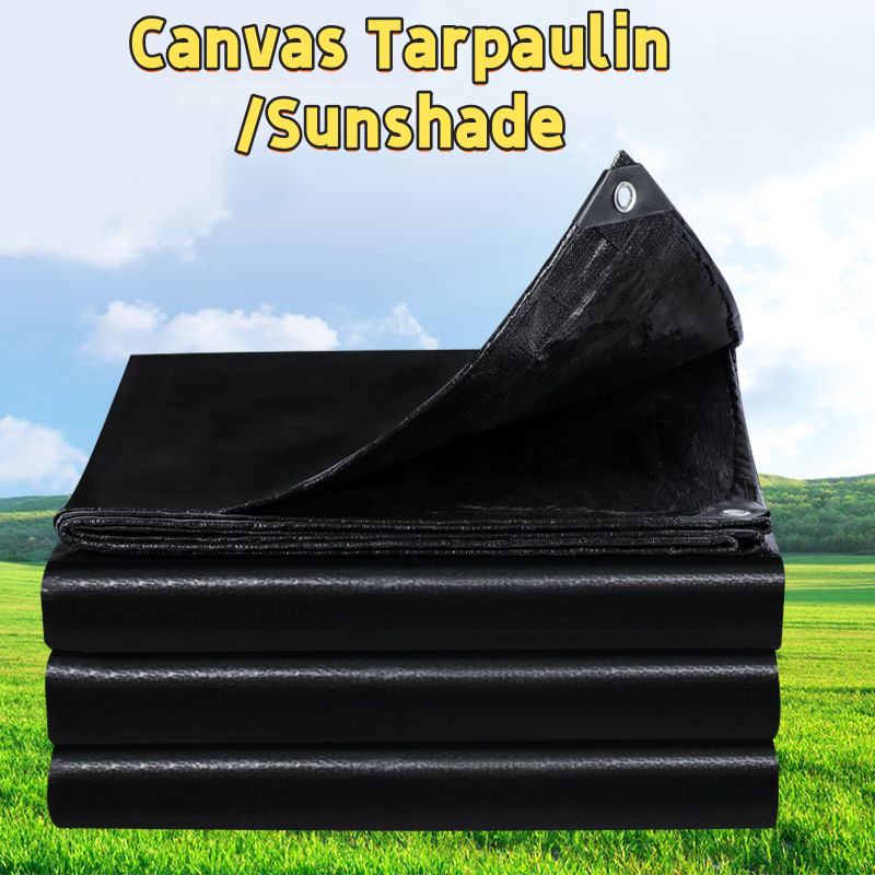 Waterproof Canvas Tarpaulin Canopy Kanvas Khemah Perlindungan Hujan ...