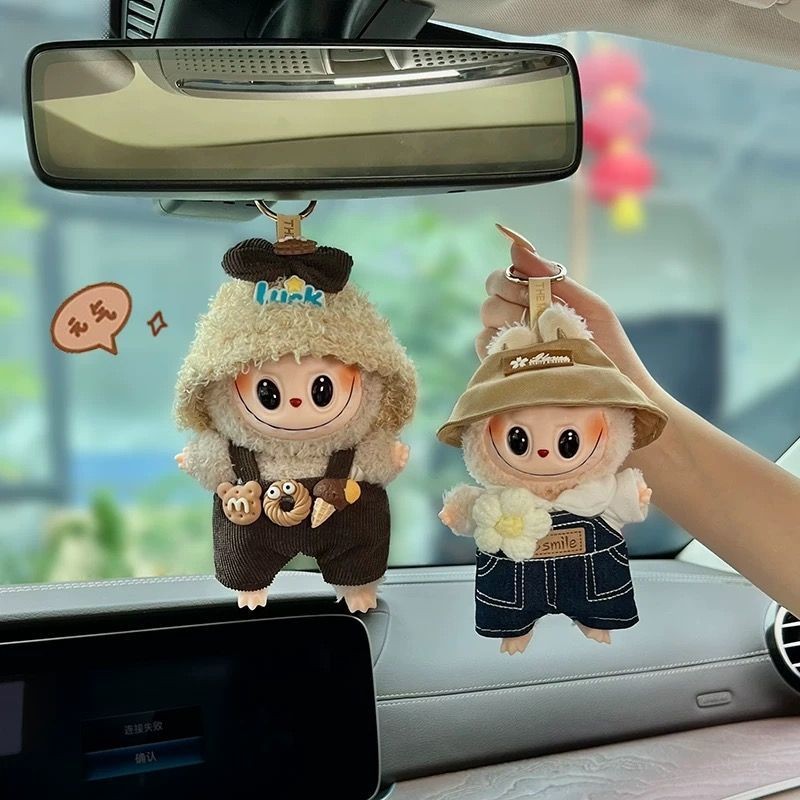 Labubu labubu Car Pendant Cute Rearview Mirror Decoration 2025 New ...