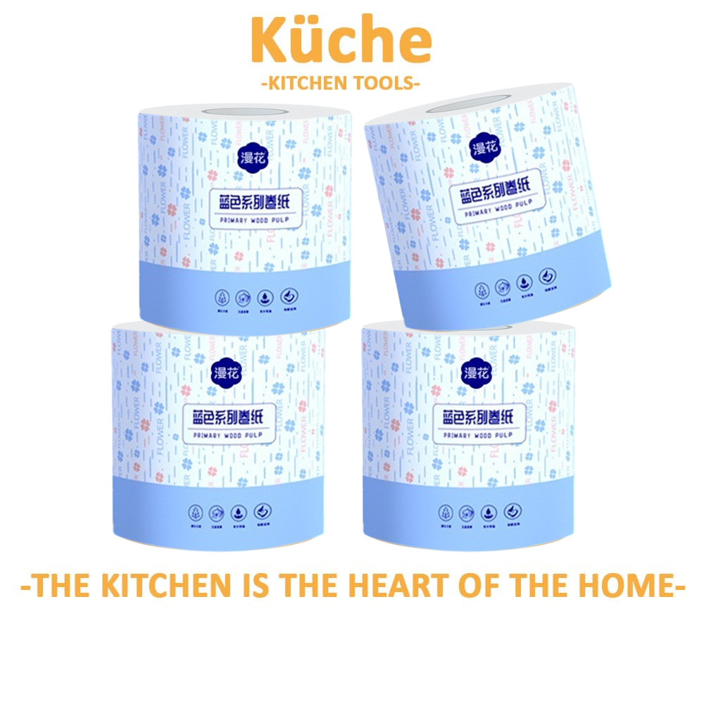 KUCHE [Roll] MH Toilet Paper Thick Large Soft Tissue For Home Daily Use ...