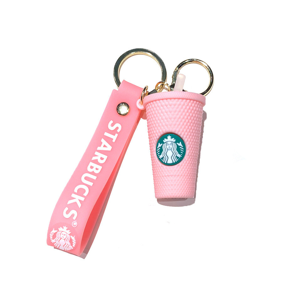 Starbucks Durian Cup Keychain Pendant Car Bag Keychain pvc Doll Claw ...