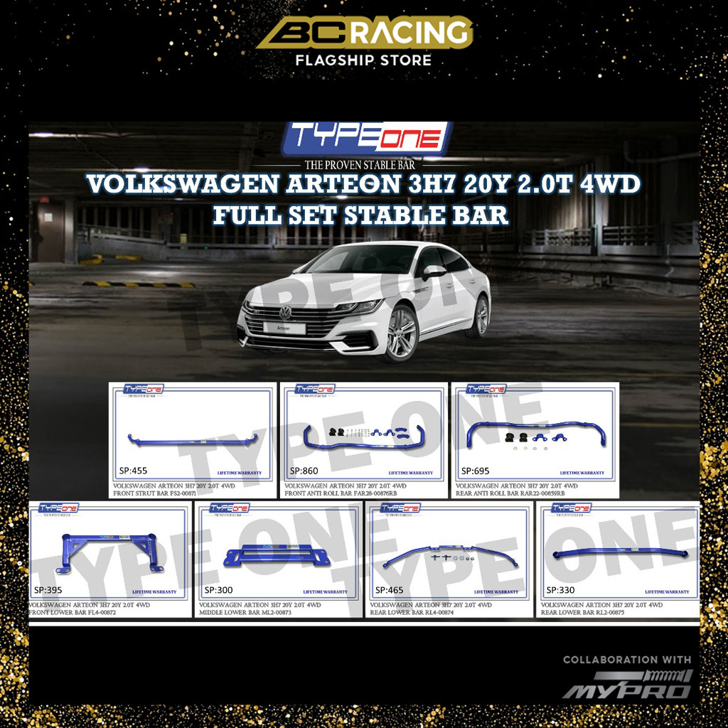 TYPE ONE 100% ORIGINAL VOLKSWAGEN ARTEON 3H7 20Y 2.0T 4WD FULL SET ...