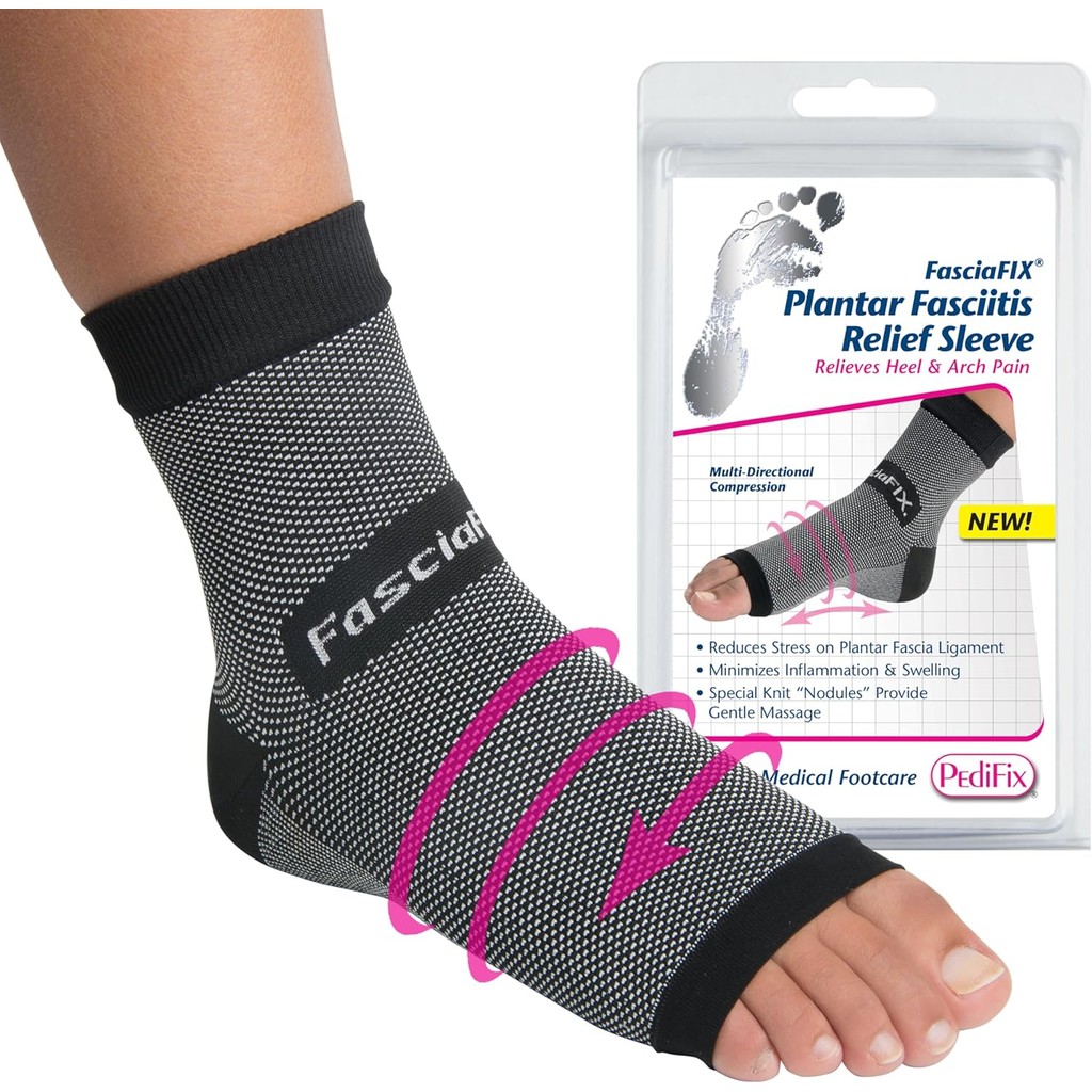 Pedifix FasciaFix Plantar Fasciitis Relief (Single) Sleeve – Arch and ...