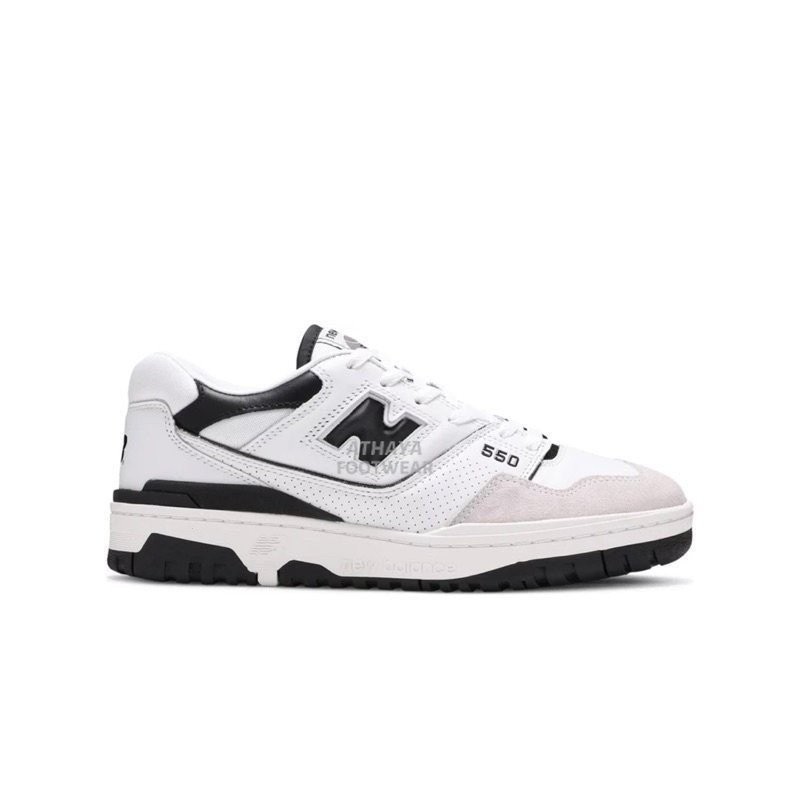 NB New Balance 550 Sea Salt Shoes, Black and White, "SKU BB550LM1 ...