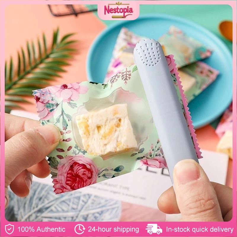 100pcs Cookies Plastic Bags Candy Biscuit Bag Polvoron Wrapper Pastry ...