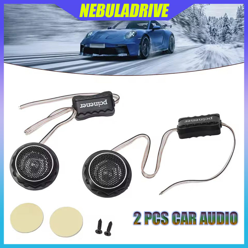 T280 140W Max Car Tweeters With Filter Stereo Speakers Music Soft Dome ...