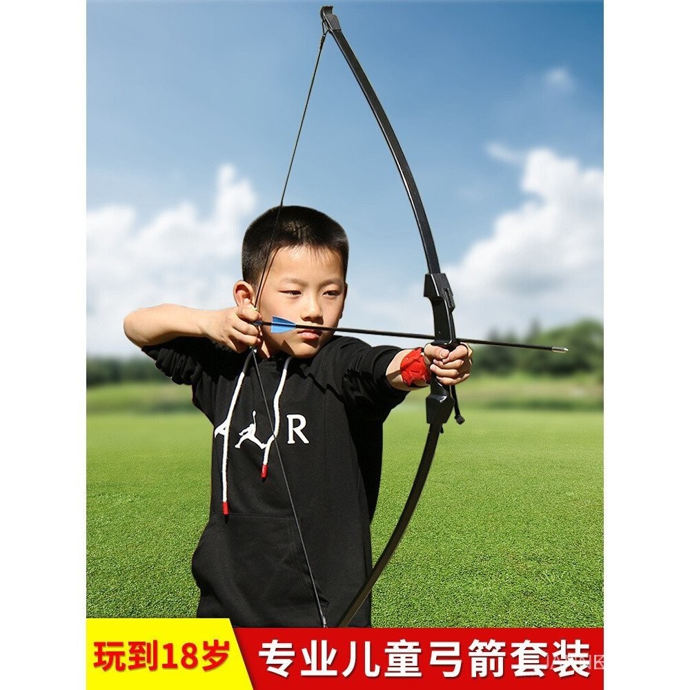 Bow Arrow Children Professional Recurve Traditional Toy Set Adult Game ...