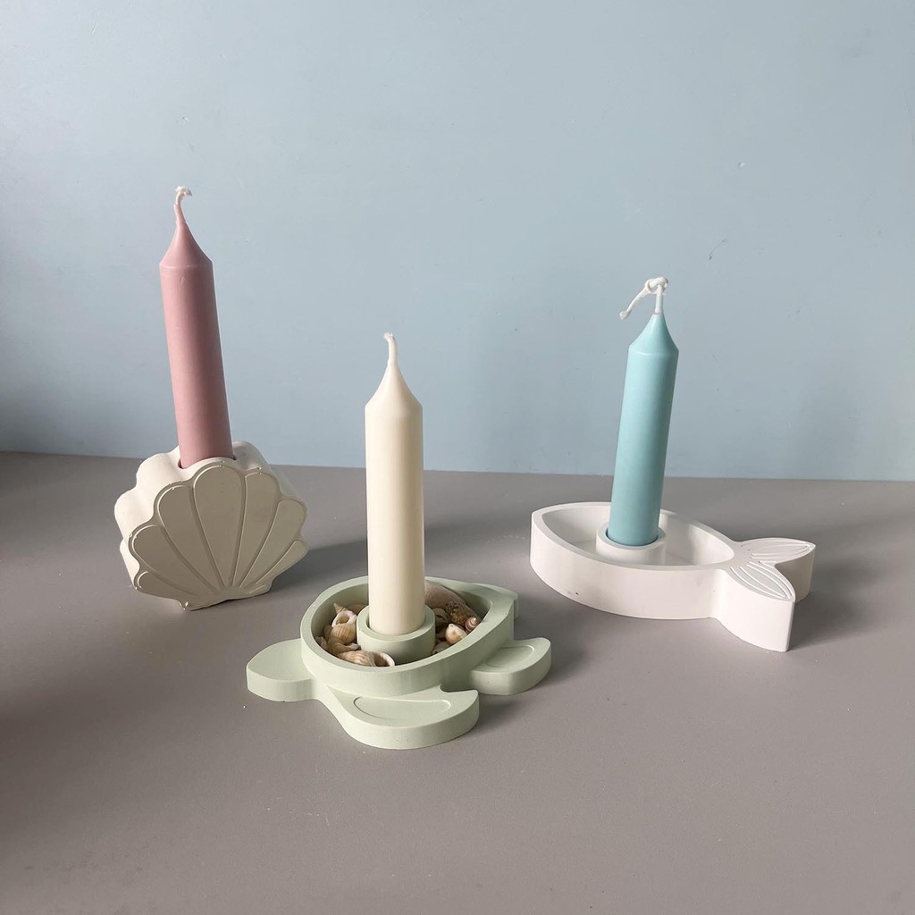 Silicone Scented Candles Marine Marine Animals Scented Plaster ...