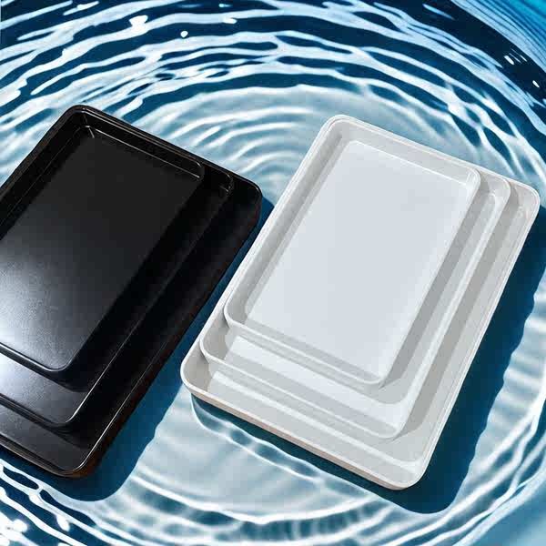 dessert table display set desert tray Plat cawan air, dulang segi empat ...