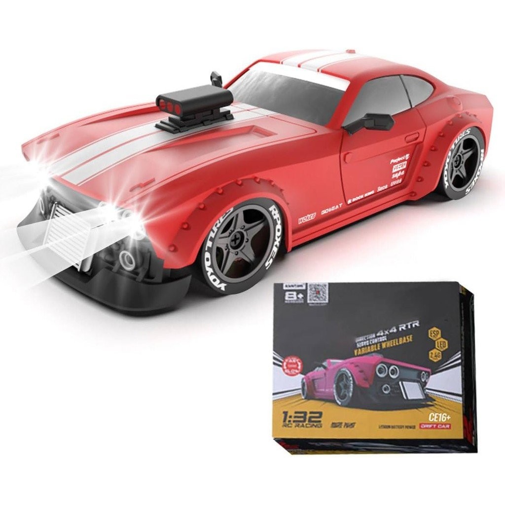 RC Drift Car with ESP Gyroscope, 132 Scale 2.4G 4WD Remote Control ...