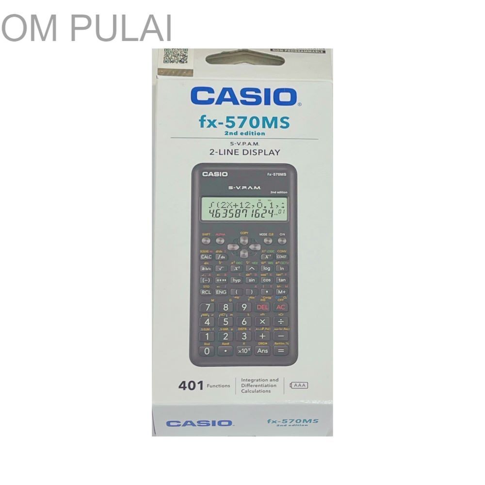 CASIO CALC FX570MS (2ND EDITION) | Shopee Malaysia