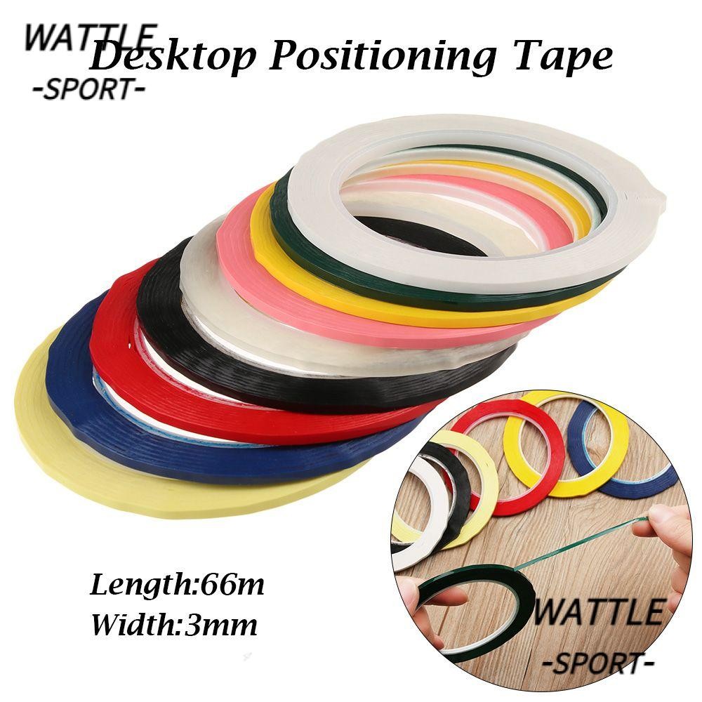 WA-SPORT 1 Pcs Desktop Positioning Tape Multicolor DIY Office Supplies ...