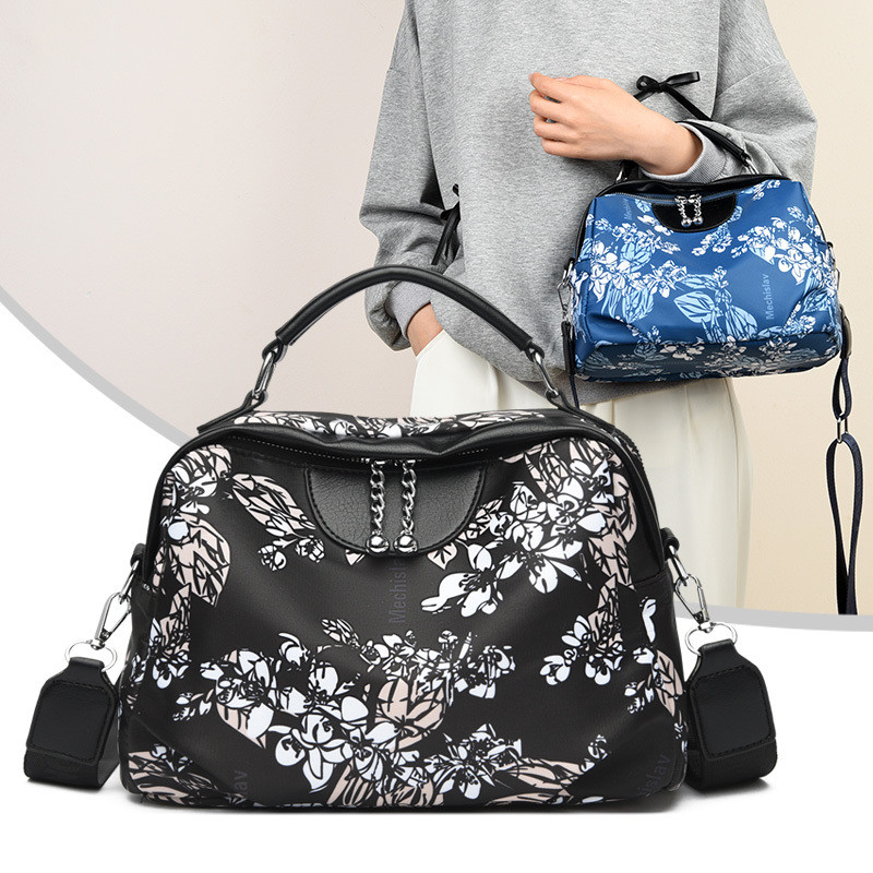 Beg Ibu Pertengahan Umur Bergaya Baru Beg Bahu Serbaguna Kain Oxford ...