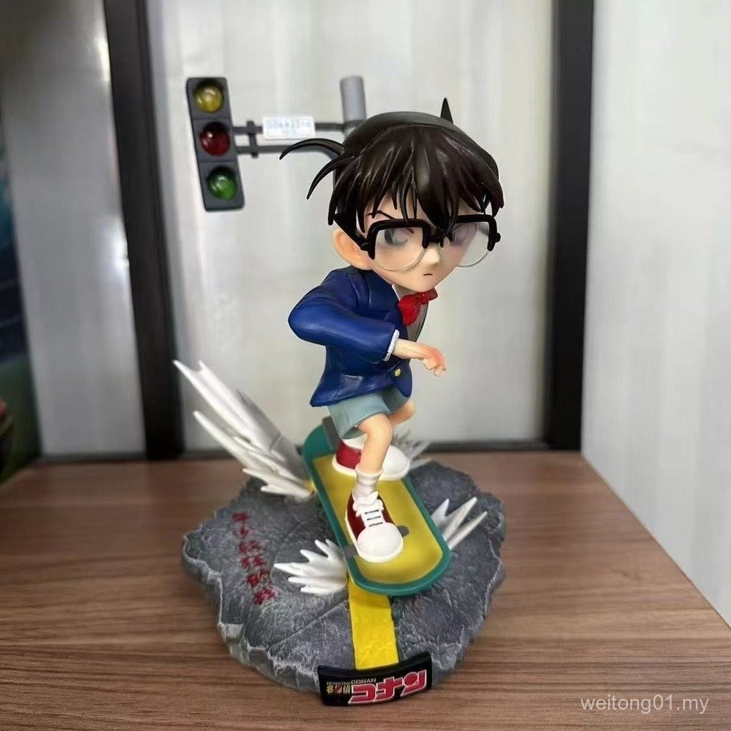 Detective Conan Series Figure Model Edo Skateboard LK Ornaments Anime ...