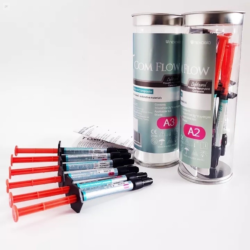 6PCS Tcom Flow Composite Flowable Composite Resin Dental Materials and ...