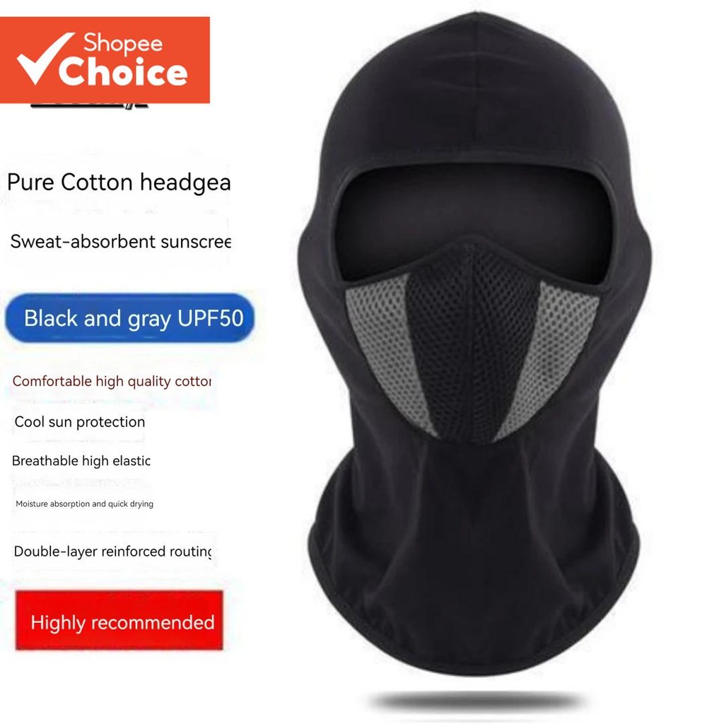 Motorcycle Riding Mask Windproof Warm Breathable Full Face | Shopee ...