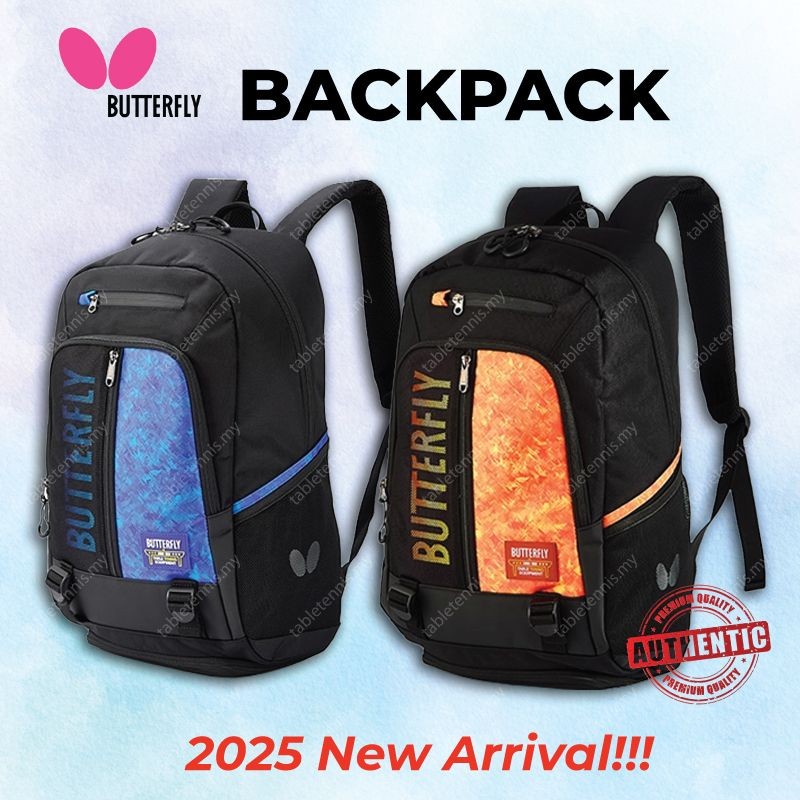 Authentic Butterfly BTY-372 Table Tennis Backpack Sports Bag Blade ...