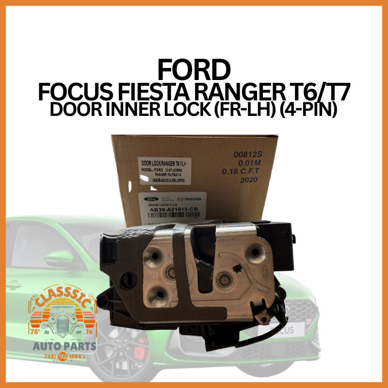 FORD FOCUS FIESTA RANGER T6/T7 DOOR INNER LOCK (FR-LH) (4-PIN) | Shopee ...