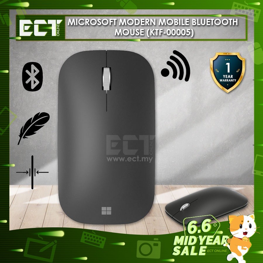 Microsoft Wireless Modern Mobile Bluetooth Mouse with Thin and Light ...