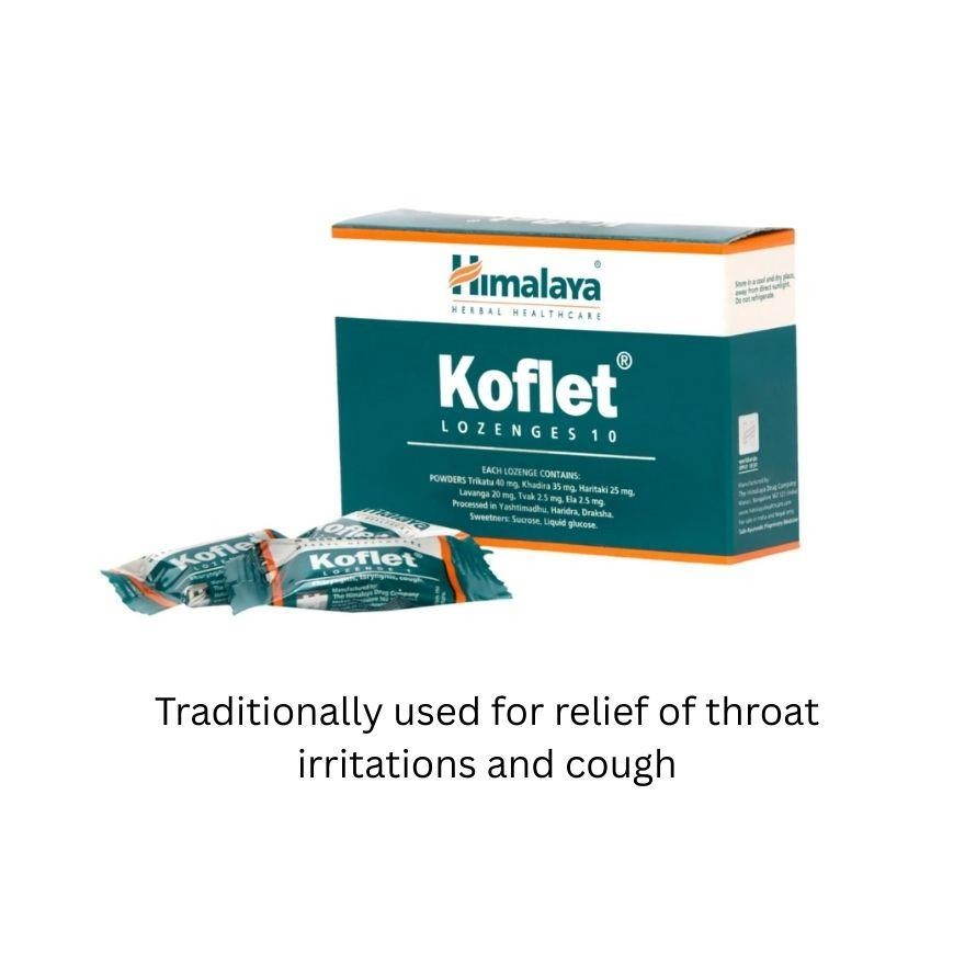 HIMALAYA Koflet Lozenges (Herbal Lozenges) 10's | Shopee Malaysia