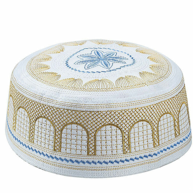 Various Sizes Islamic Headwear Traditional Kufi Prayer Hat Topi Design ...