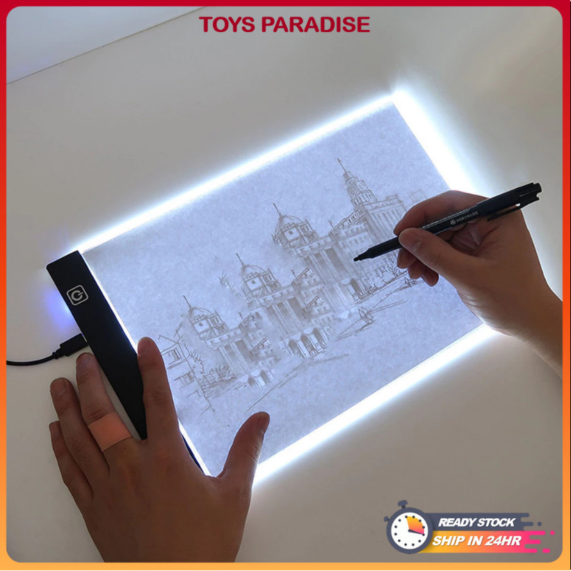 [Malaysia Stock] LED Copy Board Light Pad Drawing Writing Tracing Painting Tablet Animation ...