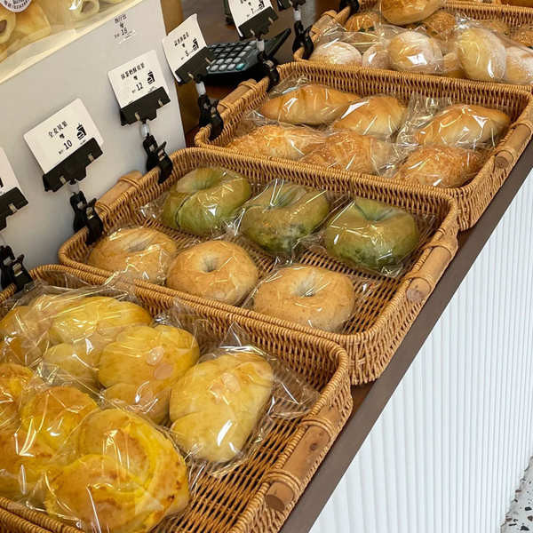 cake stand dessert table display set Dulang roti rotan gaya Jepun ...