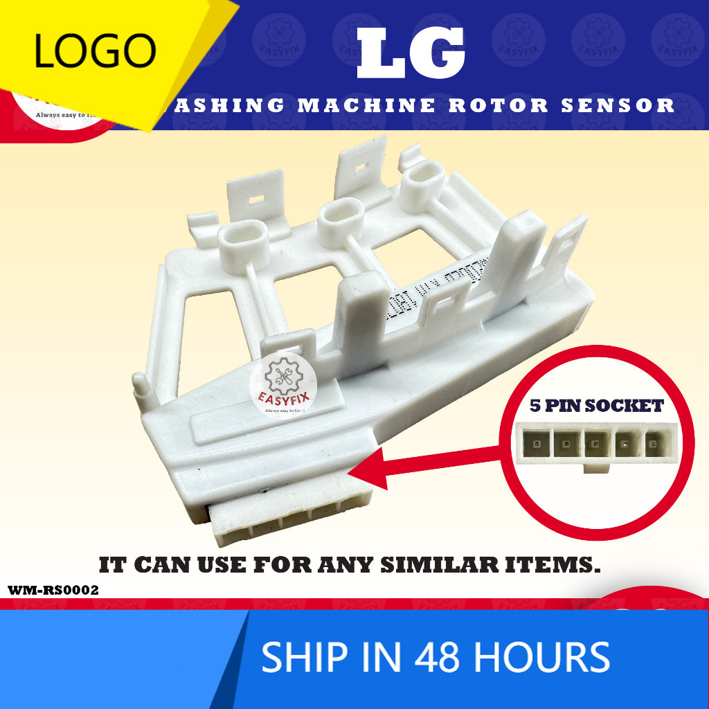 (5 PIN SOCKET) LG WASHING MACHINE ROTOR SENSOR INVERTER SENSOR | Shopee ...