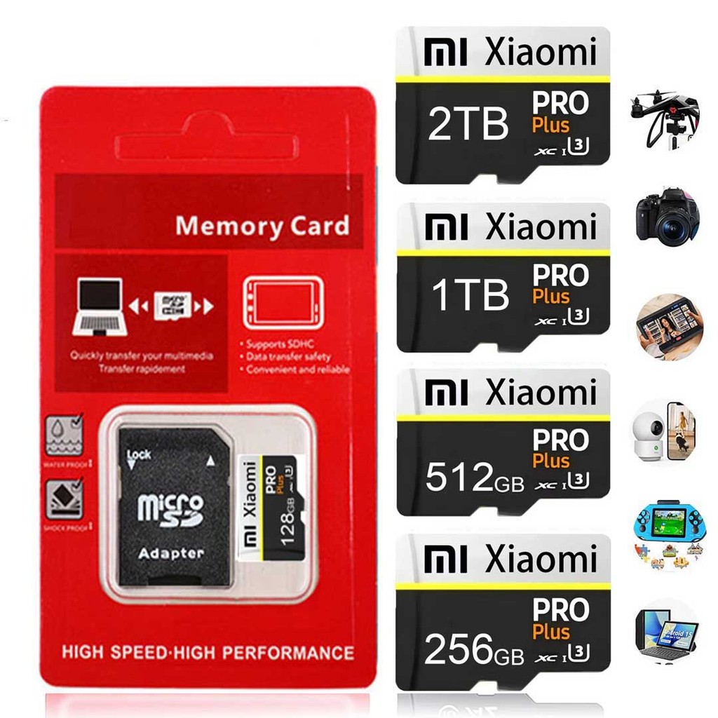 Memory Card 2TB 1TB 512GB 256GB Class10 Mini TF Card U1 SD Card for ...