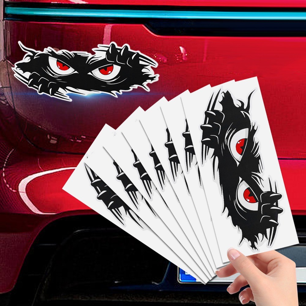 Self-Adhesive Simulation Devil's Eye Automobile Sticker Waterproof ...
