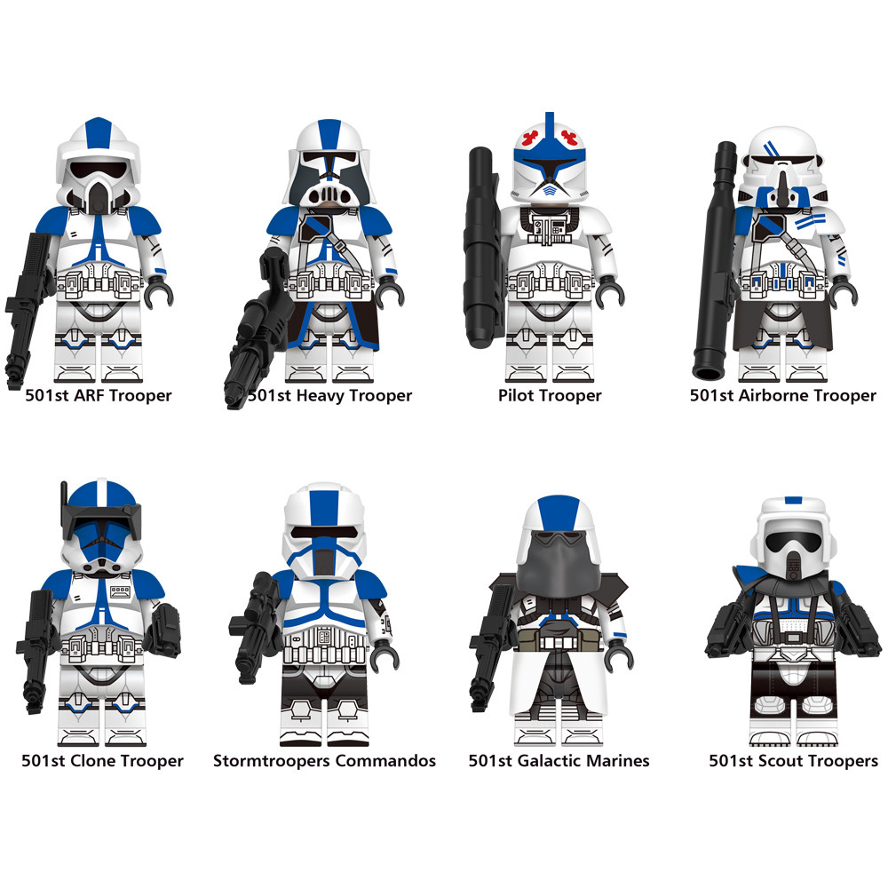G0144 Space War 501st Heavy Scout Stormtroopers Trooper Children DIY ...