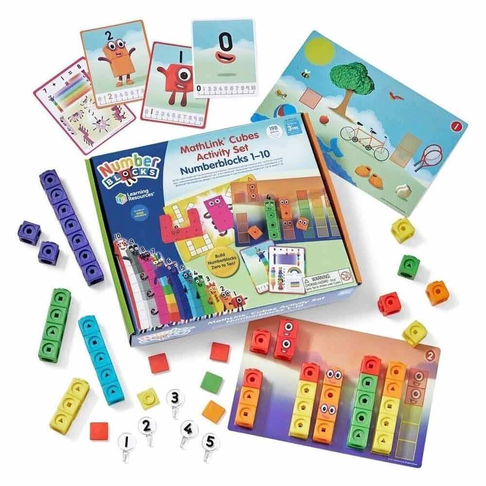 Digital Cube Blocks MathLink 1-10, Children's Puzzle and Preschool ...