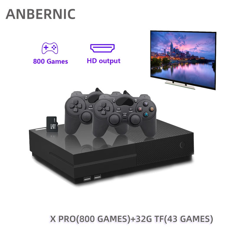 ANBERNIC XPRO Video Game Console 64Bit TV HDMI-compatible 800 Family ...