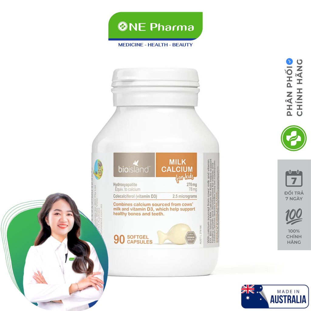 Bio Island Milk Calcium chewable Calcium supplement for babies 90 ...