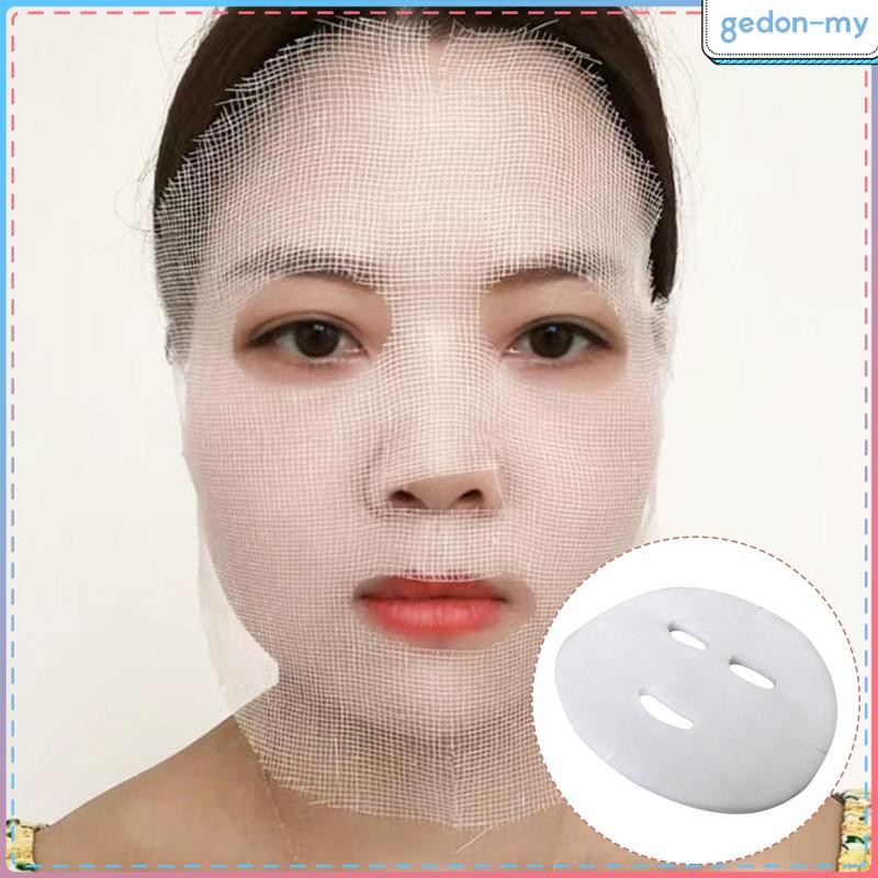 [GedonMY] 100Pcs Facial Gauze Mask Gauze White with Mesh Gauze Pad ...