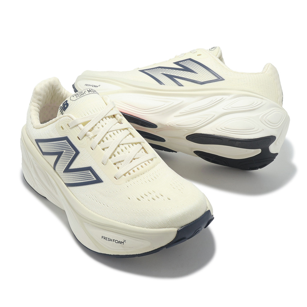 New Balance NB Jogging Shoes More V5d Women's Wide Last Beige Blue ...