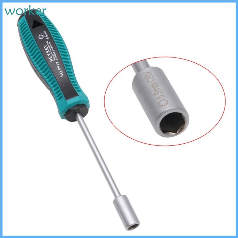 Metal Socket Driver Wrench Screwdriver Hex Nut for Key Nutdriver Hand Tool 5.5mm | Shopee Malaysia