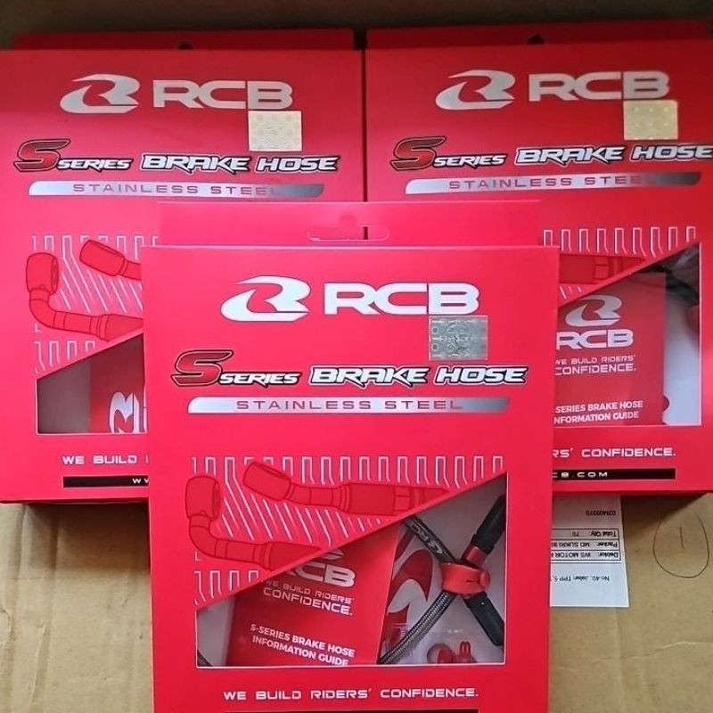 RCB S SERIES DISC BRAKE HOSE 850MM 550MM 950MM 1000MM 2000MM Y15 LC135 ...